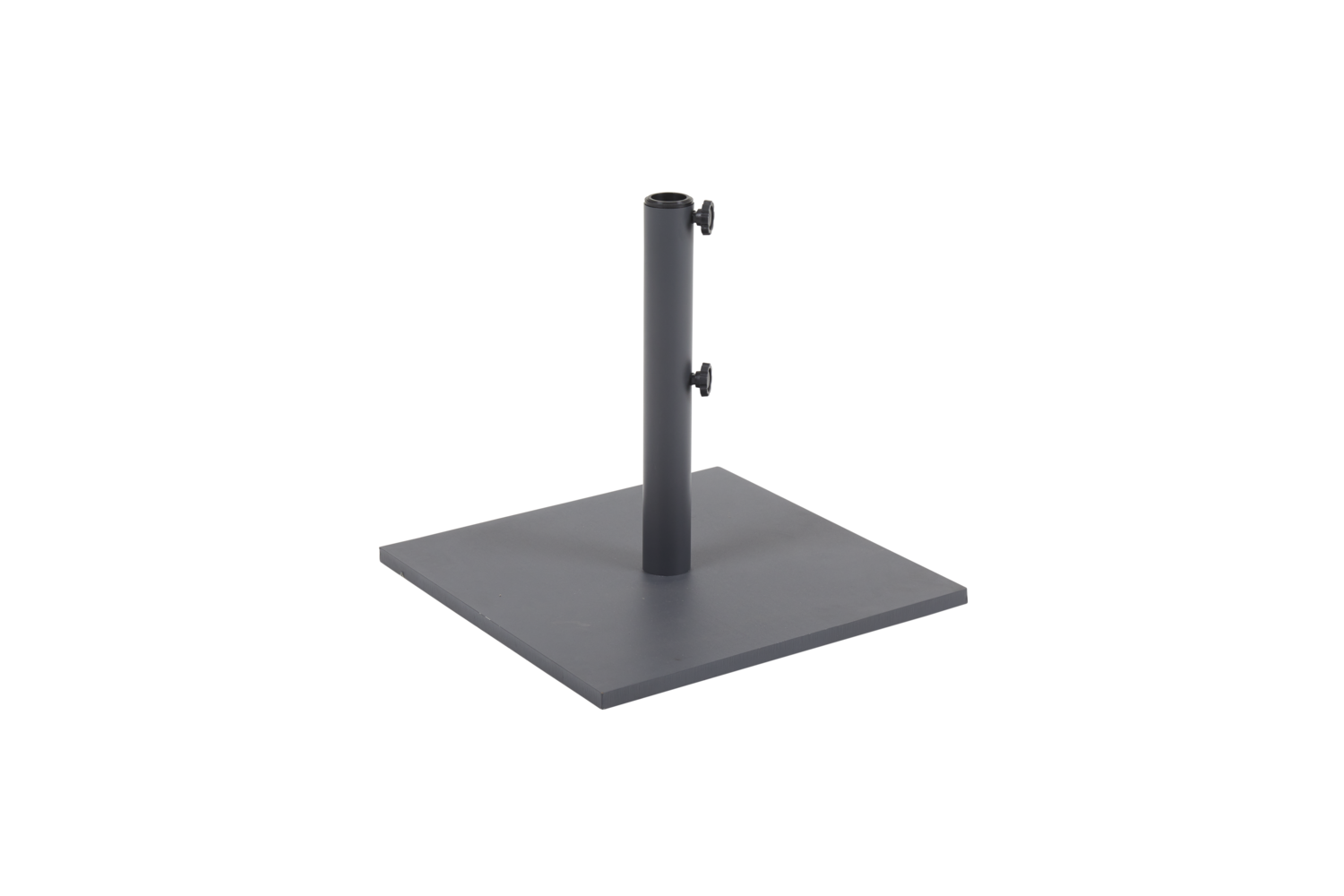 Flat parasol base, 50 kg Anthracite | Brafab